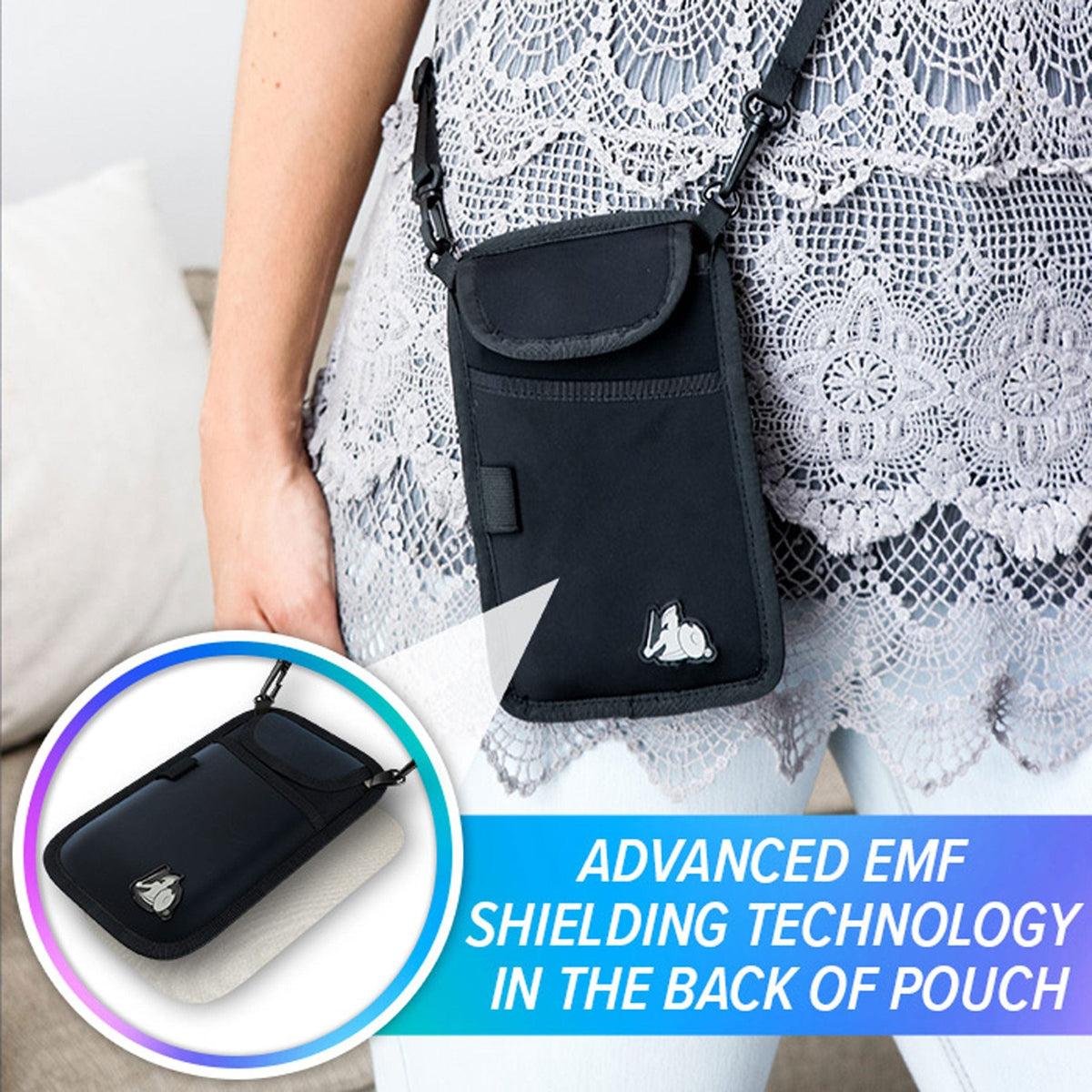 DefenderShield Cell Phone EMF Protection + Radiation Blocking Pouch ...