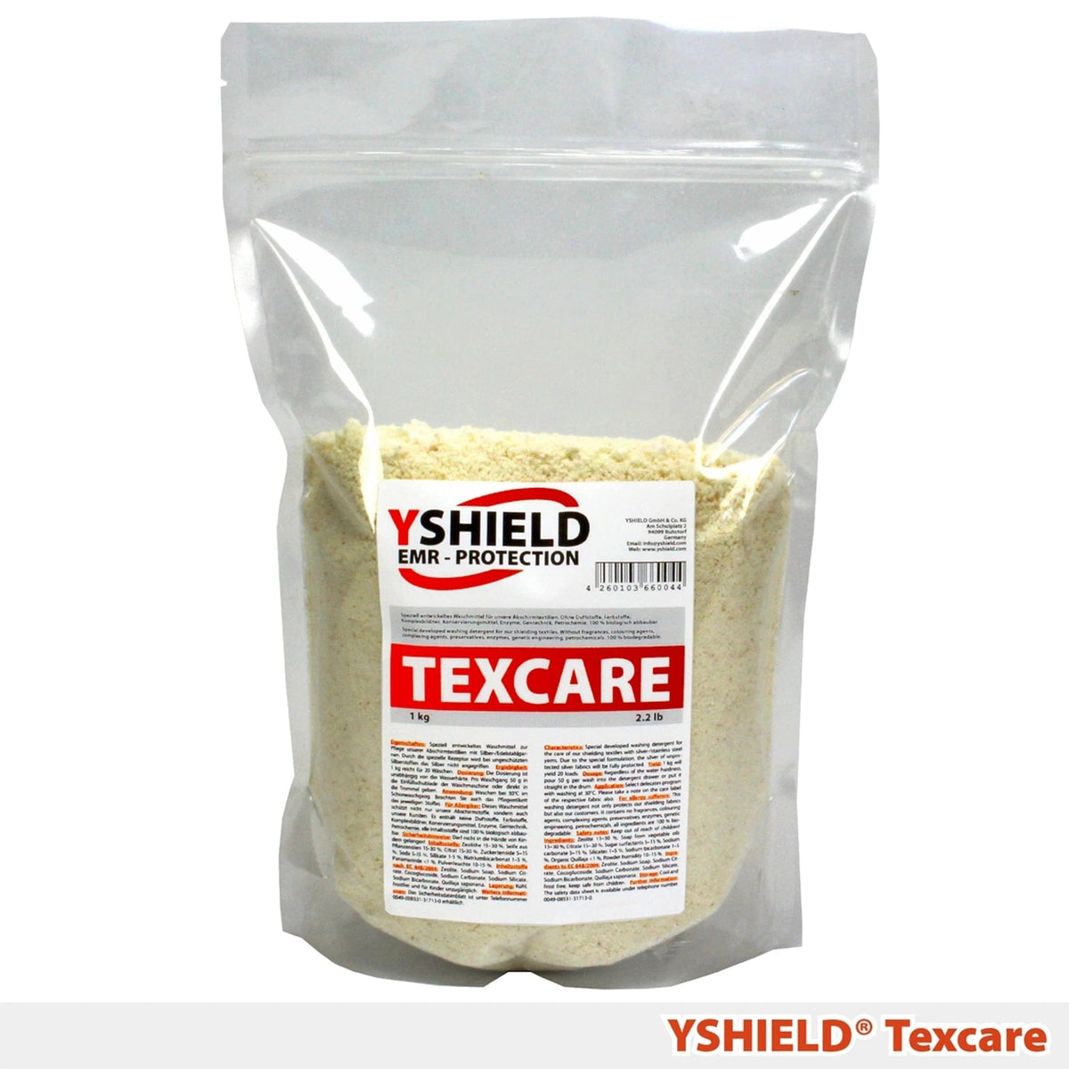 YSHIELD® Powder detergent TEXCARE for shielding fabrics | 1 kg – Aus ...