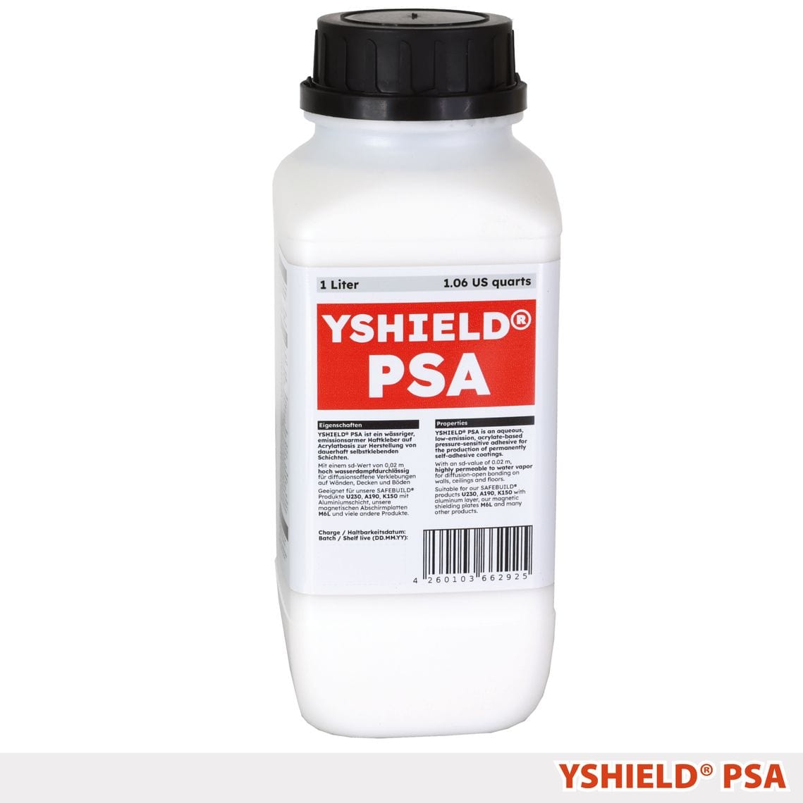 YSHIELD PSA | Pressure sensitive adhesive | 1 liter – Aus Security Products