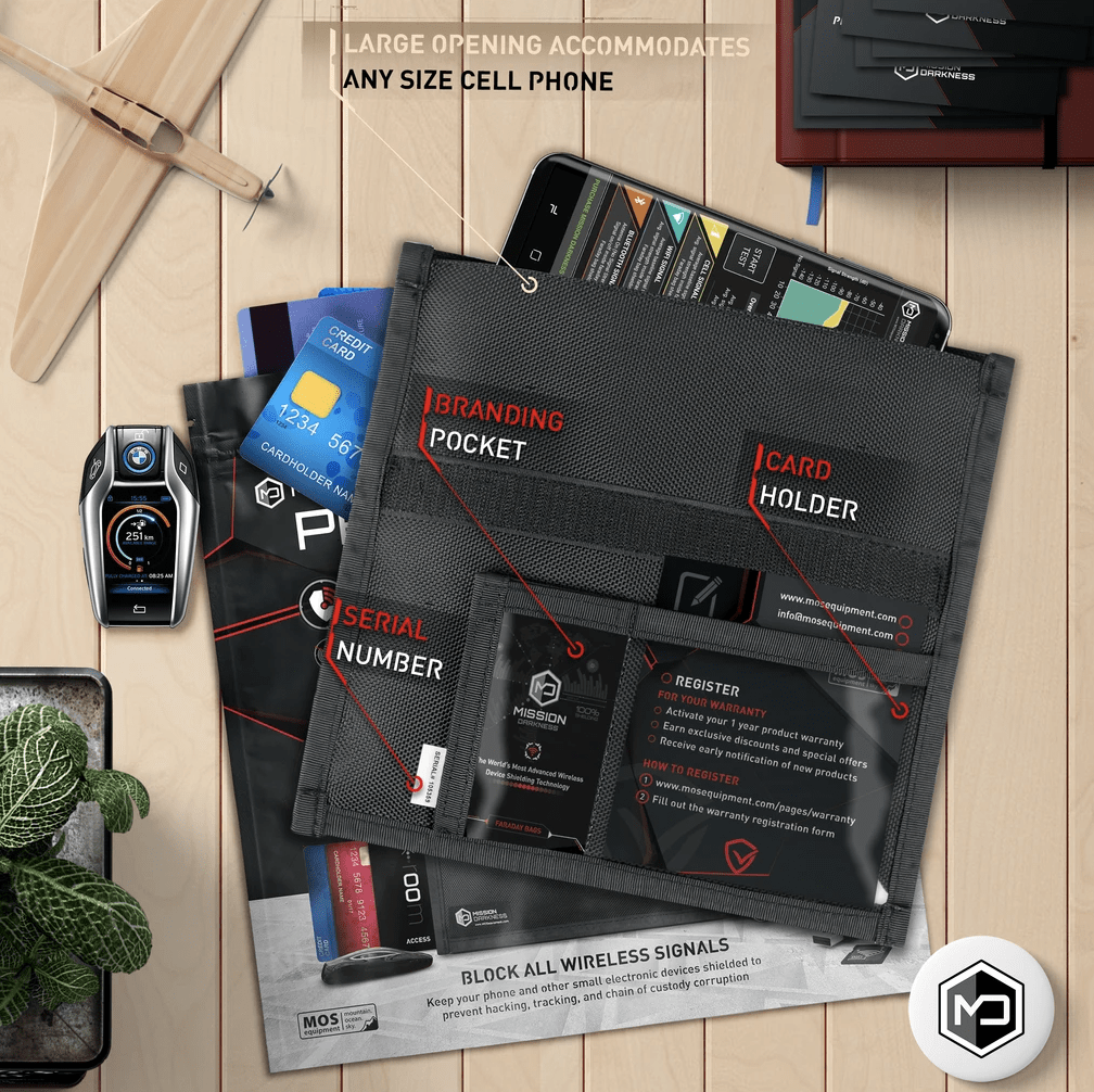 Mission Darkness Window Faraday Bag for Mobile Phones – Aus Security ...